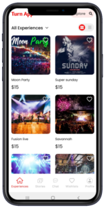 Turn App: Discover Experiences